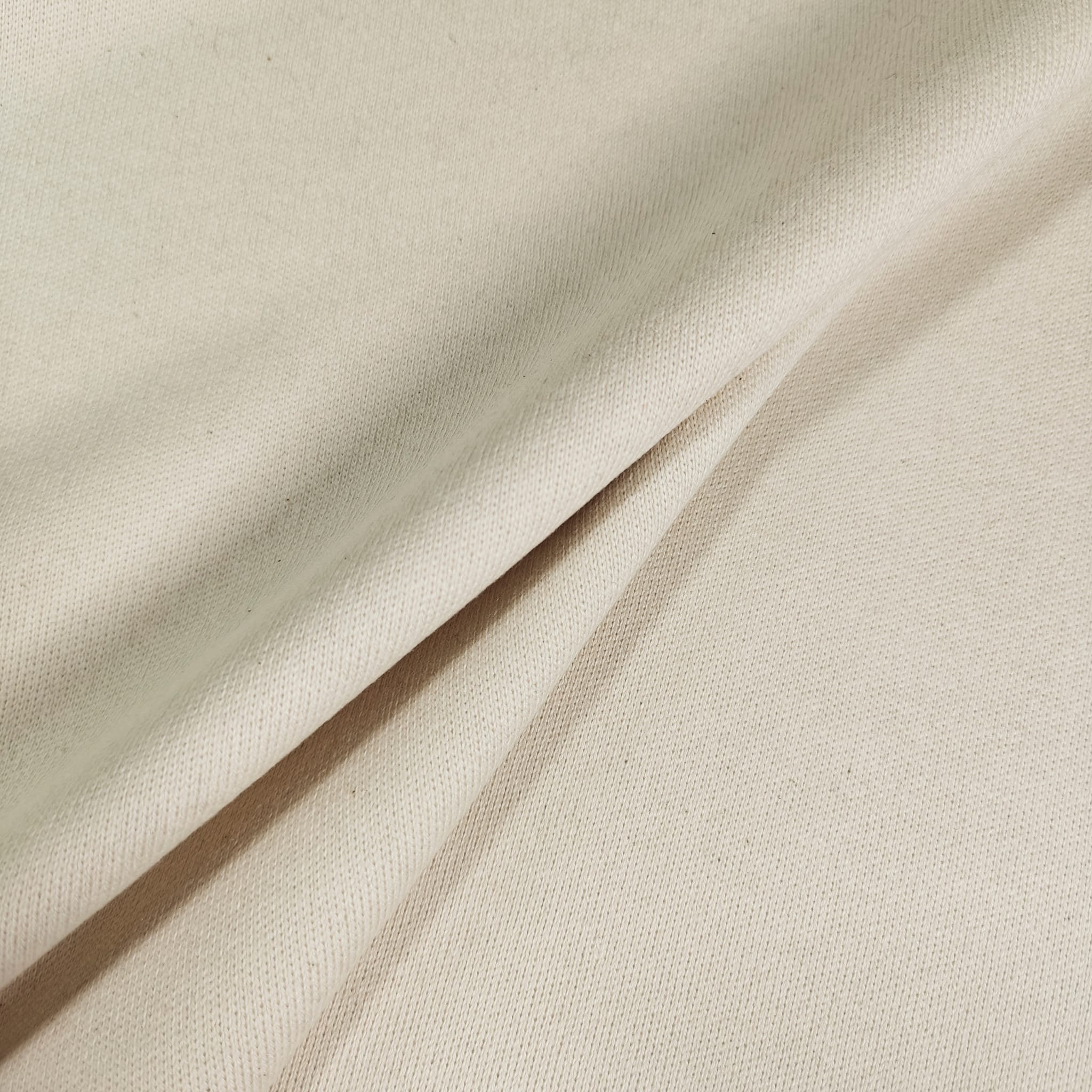 Puuvilla-kashmir interlock neulos - paksu trikookangas