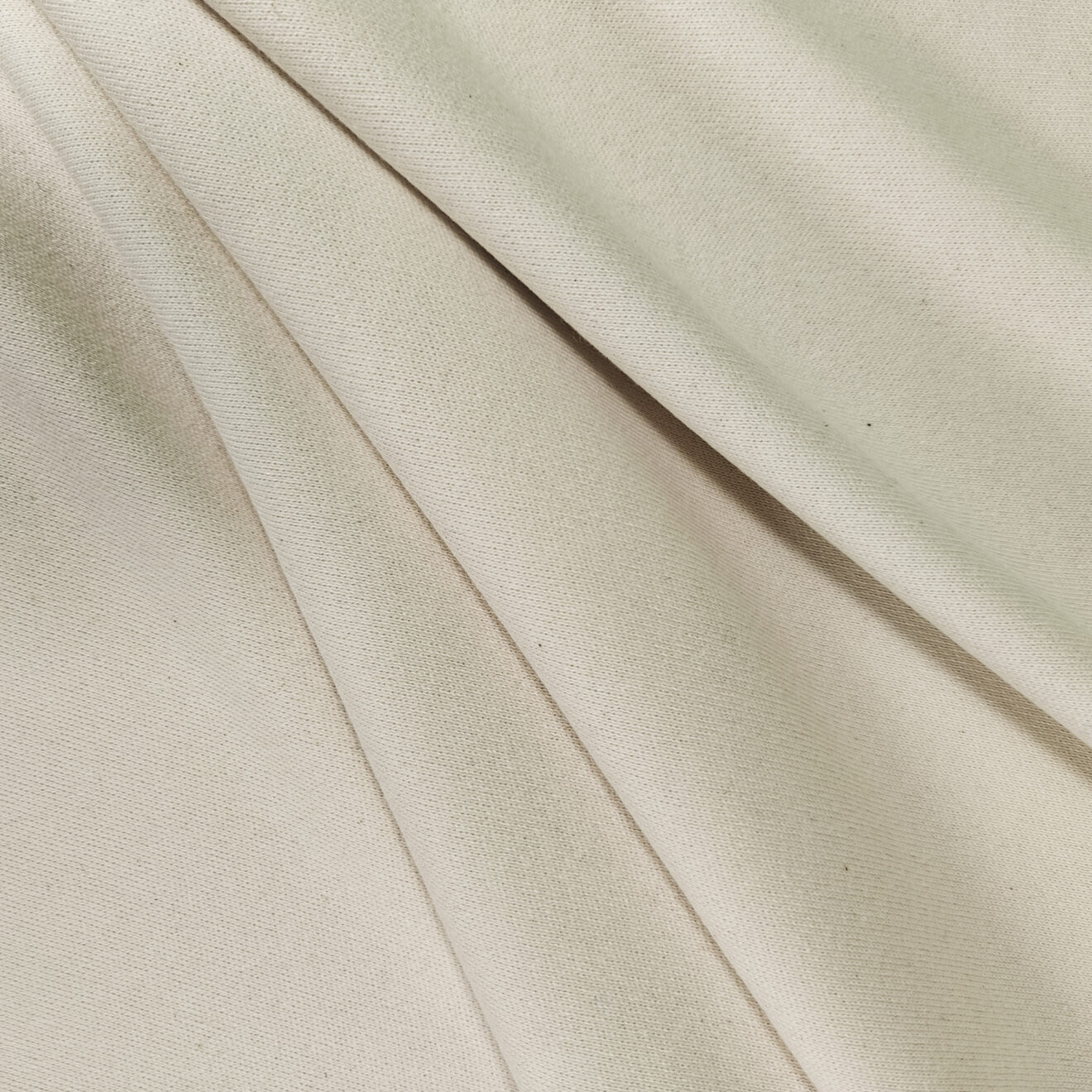 Puuvilla-kashmir interlock neulos - paksu trikookangas